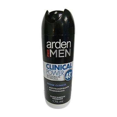 ANTITRANSPIRANTE ARDEN FOR MEN CLINICAL POWER 48H X175ML