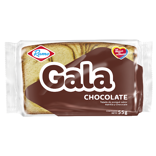 Ponqué Ramo Gala Chocolate x 55 gr
