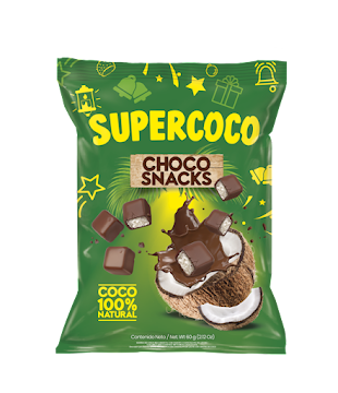 Supercoco Choco Snacks Edición Navidad x 60 gr undefined