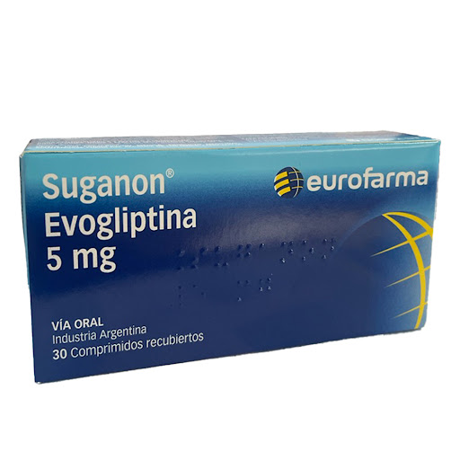 Suganon Evogliptina 5mg Eurofarma Caja x30 Tab