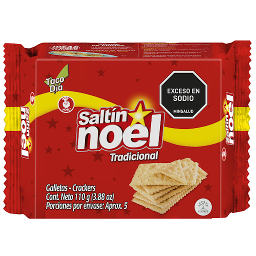 Galletas Saltin Noel Tradicional Taco Día Paquete x 110 gr