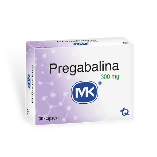 Pregabalina MK 300 mg Caja x 30 Cápsulas