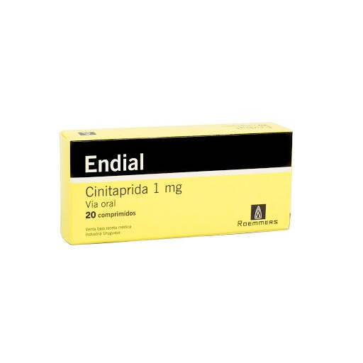 Endial Cinitaprida 1 mg Roemmers Caja x 20 Comprimidos