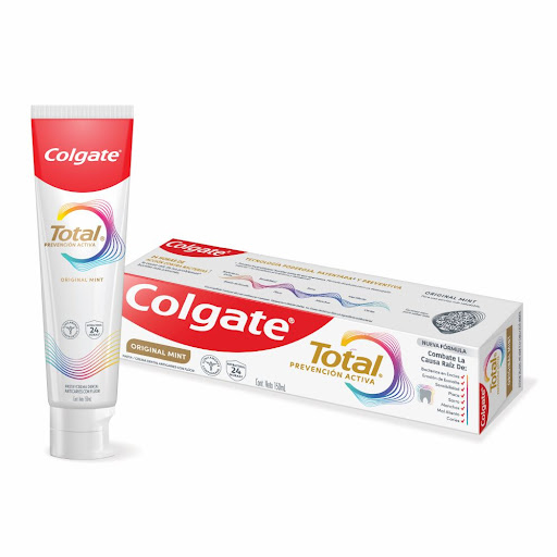 Crema Dental Colgate Total Original Mint Prevención Activa Caja x 150 ml
