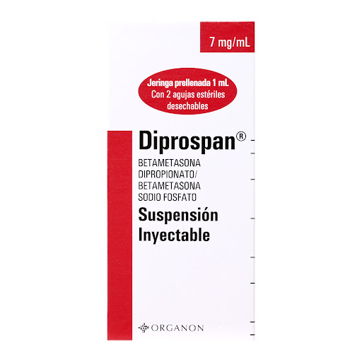 Diprospan Betametasona Dipropionato 7 mg MSD Suspensión Inyectable Caja ...