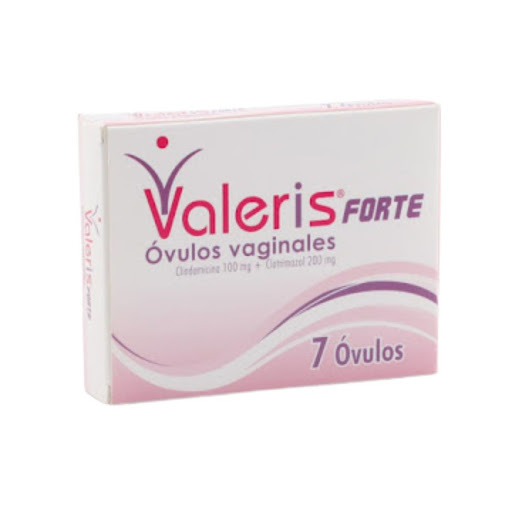 VALERIS FORTE CAJA X 7 OVULOS FARMA DE COLOMBIA CLINDAMICINA CLOTRIMAZ