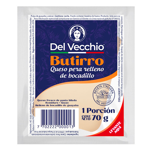 Queso Del Vecchio Butirro Bocadillo x 70 gr