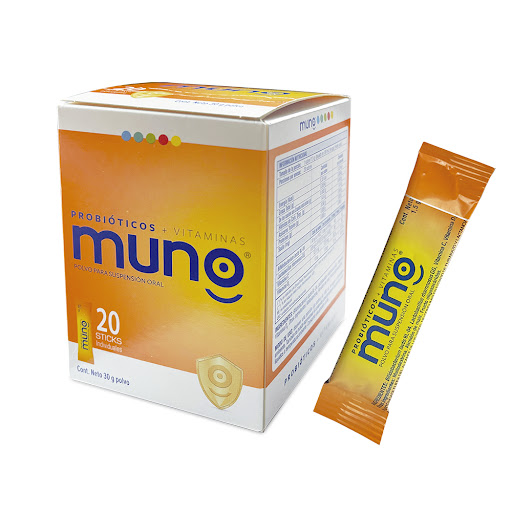 Muno Probióticos + Vitaminas Caja x 20 Sachets