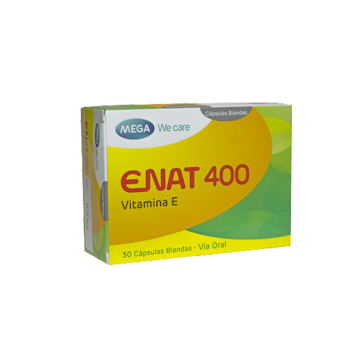 Enat 400 Vitamina E Caja x 30 Cápsulas