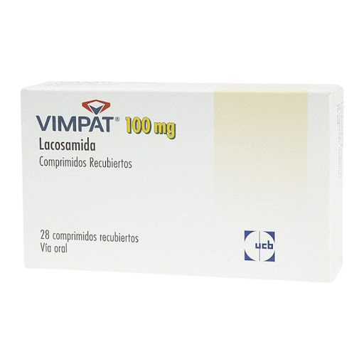 Vimpat Lacosamida 100 mg Biopass Caja x 28 Comprimidos