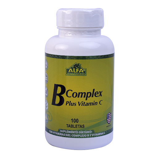 Solo Online Complejo B Complex Plus Vitamina C Alfa Vitamins X 100 Tab