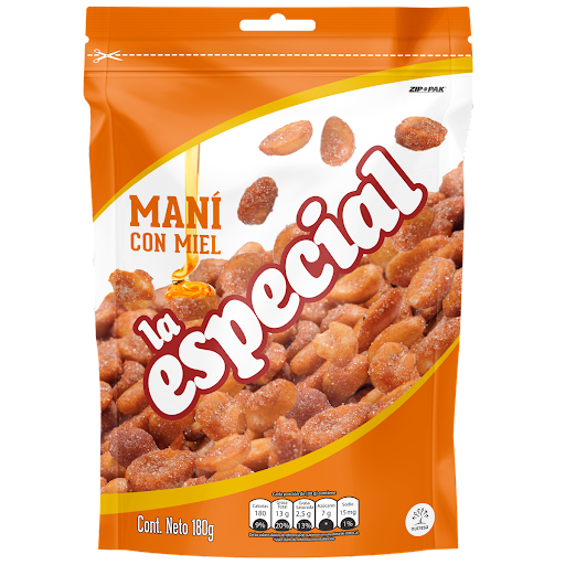 Maní La Especial Miel Doypack x 180 gr