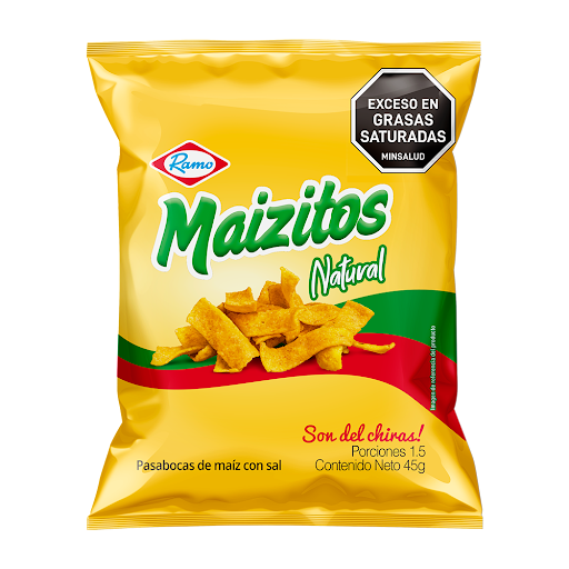 Pasabocas Maizitos Naturales x 45 gr