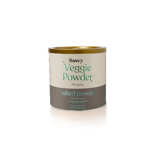 Veggie Powder Savvy Protein Salted Powder x 365 gr