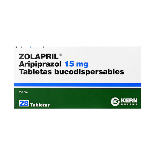 Zolapril Aripiprazol 15 mg Kern Pharma Caja x 28 Tabletas