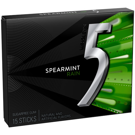 Chicle Five Sabor Lluvia de Hierbabuena x 15 und